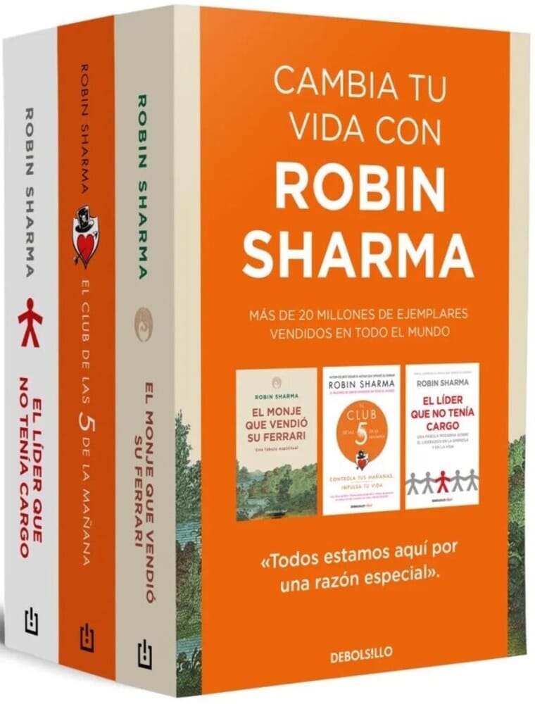 PACK ROBIN SHARMA - Escaramuza - Libros y café
